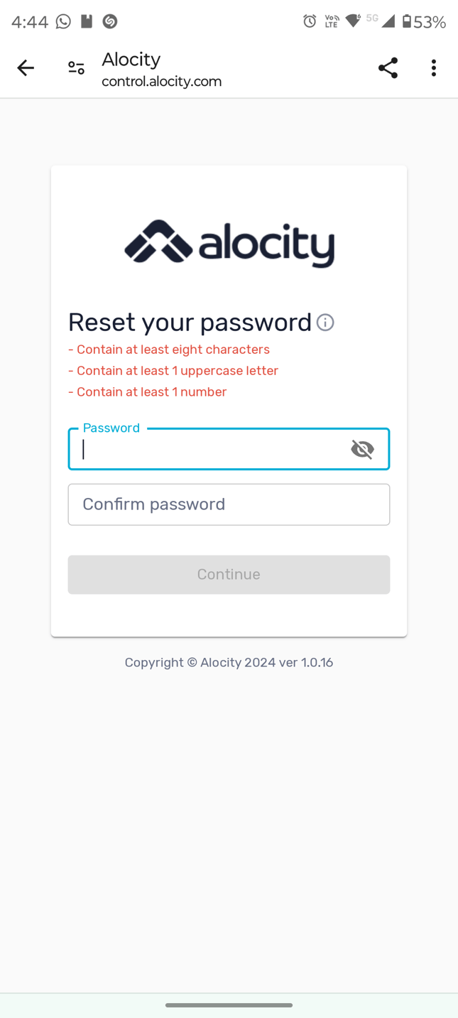How to setup a mobile credential in alocity
